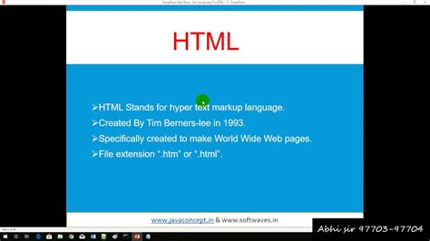 Html Programming In Hindi Part 1 Youtube