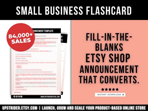 How To Write An Etsy Shop Announcement That Convert Etsy Uk