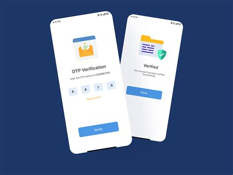 Otp Verification Phone Screen On Behance