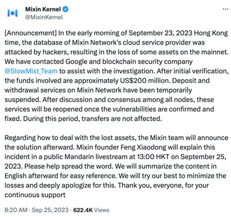 Hack Track Mixin Flow Of Funds Analysis