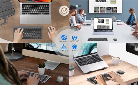 Wireless Keyboard And Mouse Combo Mini Cordless Computer