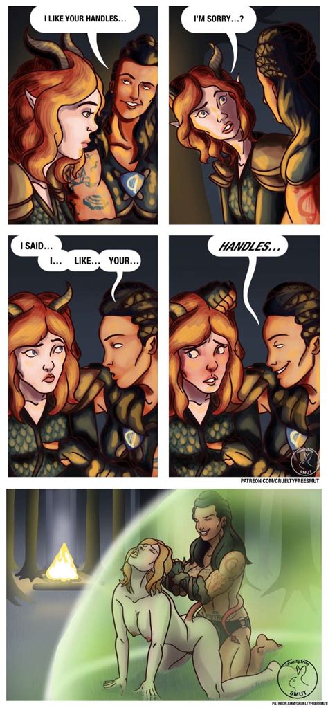 Rule 34 2girls Abs Armor Barbarian Barefoot Blue Eyes Blush Breasts Brown Eyes Campfire