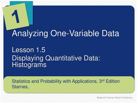 Analyzing One Variable Data Ppt Download