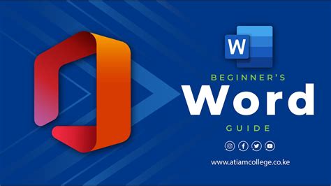 Microsoft Word Beginners Guide Lesson 01 Youtube