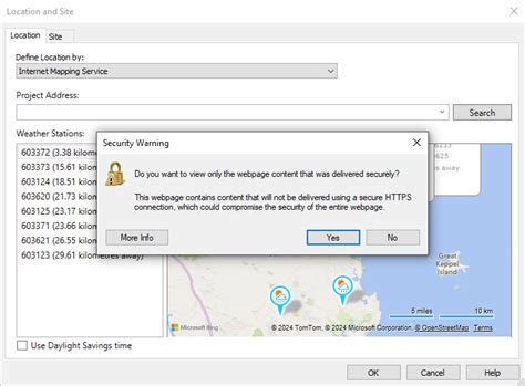 Security Warning And Freeze When Accessing Maps In Project Location In Revit