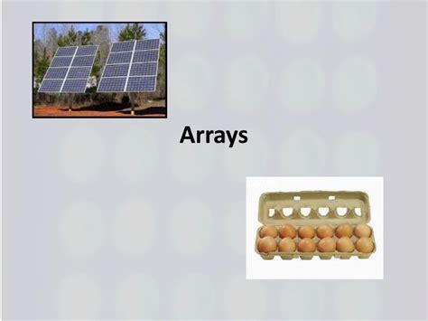 Ppt Arrays Powerpoint Presentation Free Download Id2140689