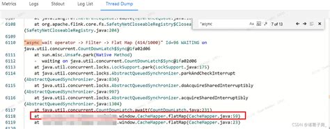 一次线上flink 背压情况分析之重新认识java Dump 文件flink Thread Dump Csdn博客