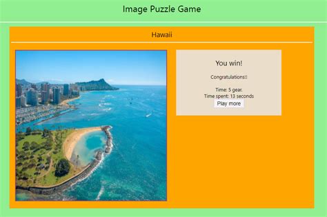 Image Puzzle Game In Javascript Free Source Code Sourcecodester