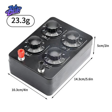 0 9999 Ohm Simple Resistance Box Precision Variable Decade Resistor