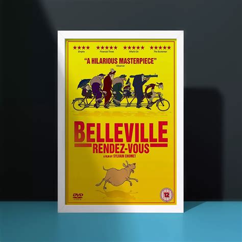 The Triplets Of Belleville Movie Poster Film Fan Collectibles Vintage