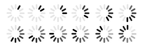 Premium Vector Set Of Vector Loading Icons Percentage Loading Bar Infographic Icon