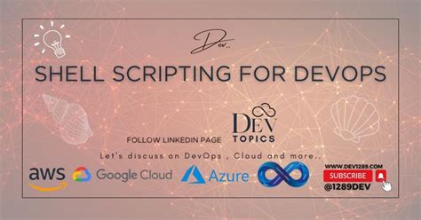 Vasu Dev On Linkedin Shell Scripting For Devops