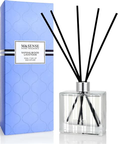 Mandsense Sandalwood Lavender Reed Diffuser Set 704oz Non