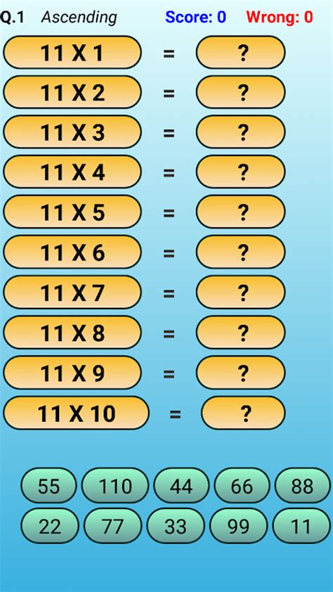 Android 용 Math Tables Apk 다운로드