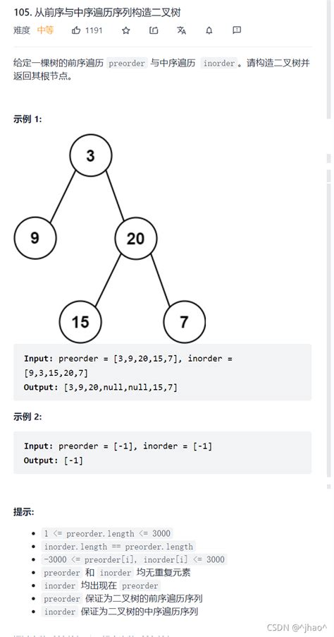 【leetcode热题】通过任意两种遍历序列构造二叉树【附代码，超详细，建议收藏】由双遍历序列构造二叉树 Csdn博客