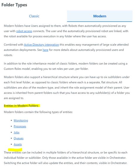 Modern Folders Documentation Isnt Trigger An Entity Orchestrator