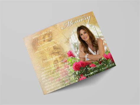 Microsoft Funeral Program Word Template Word Template