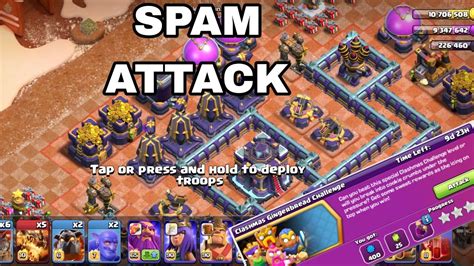 Easily 3 Star The Clashmas Gingerbread Challenge Clash Of Clans Youtube
