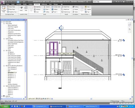 Rebecca S Third Year Blog Folio Views In Revit