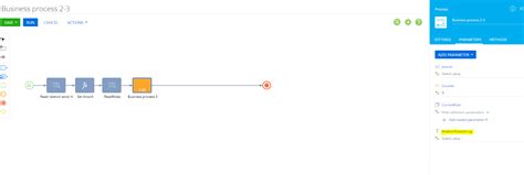 How To Pass Bidirectional Parameter From Business Process To Sequential Sub Process And Retain