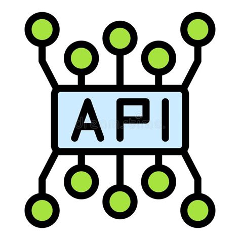 Api Code Icon Vector Flat Stock Illustration Illustration Of Management 273356118