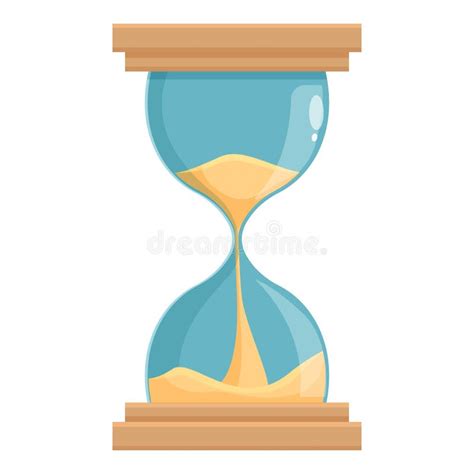 Sand Timer Clock Icon Cartoon Vector Swift Digital Stock Vector Illustration Of Deadline