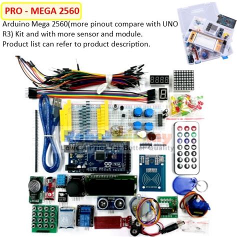 Arduino UNO R3 Mega 2560 RBT School Basic Advance Ultimate Pro