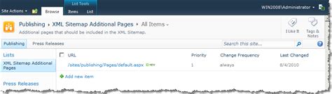 Mavention Xml Sitemap For Sharepoint 2010 Server Waldek Mastykarz