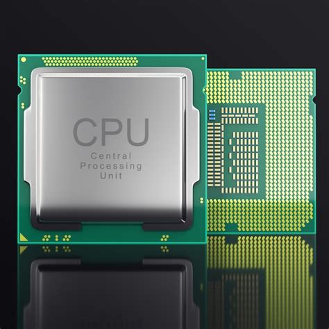 Premium Photo 3d Illustration Modern Multicore Cpu On Black