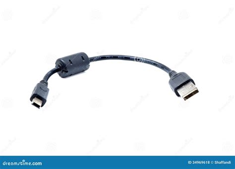 Usb Cable Stock Photo Image Of Isolated Digitally Link