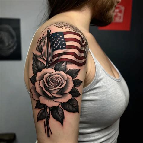 American Flag Tattoos History And Symbolism 155 Designs Hbtat2