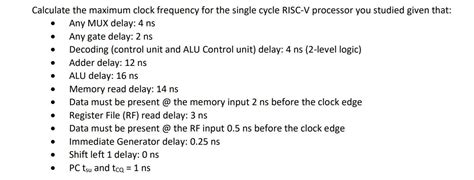 Solved Update The Datapath Of The Single Cycle Risc V