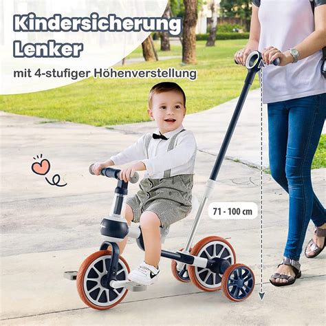 Costway 4 In 1 Kinder Dreirad And Laufrad And Kauflandde