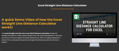 Straight Line Distance Calculator