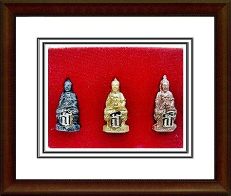 พระศรีศากยมุนี พระยูไล วัดเล่งเน่ยยี่ 1 ชุด พร้อมกล่อง พระเครื่อง พระแท้ Webpra เว็บ พระ คอม