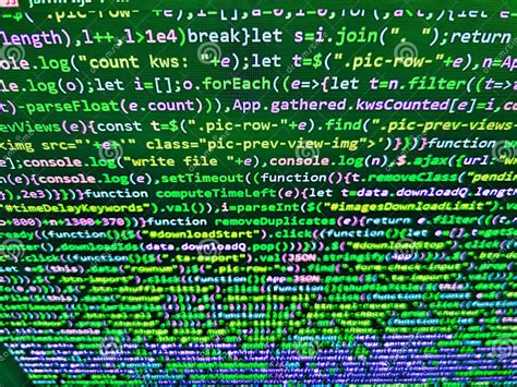 Programming Code Abstract Software Technology Background Of Software