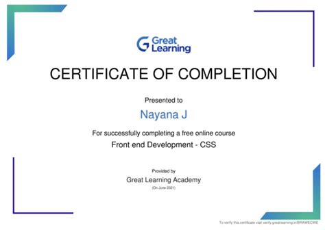 Nayana J On Linkedin Greatlearningfrontenddevelopment Css