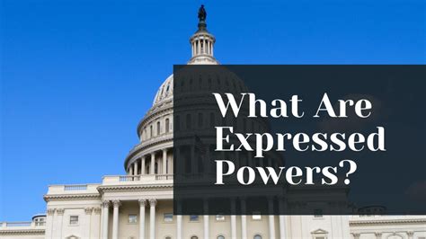 Enumerated Powers Of Congress