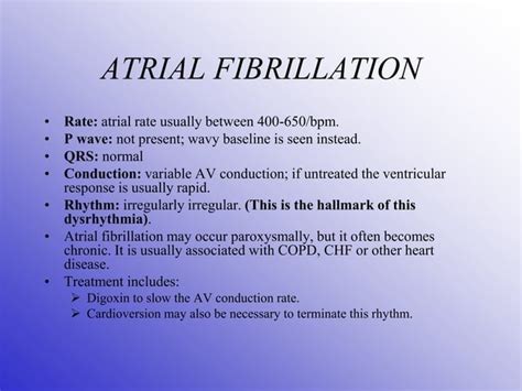 Arrhythmia Diagnosis And Managementppt