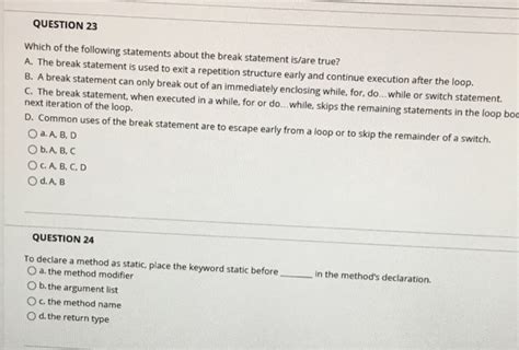 Solved QUESTION Here Is A Method Signature Method Int Chegg