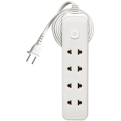 Royu 41 Gang Extension Cord With Push Button Switch 3m Extension