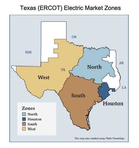 Ercot Zones Ercot Zones