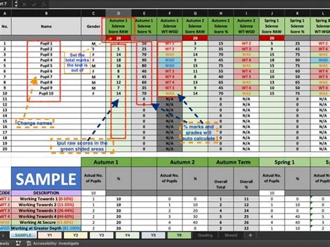 Assessment Tracker Science Teaching Resources