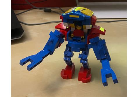 Lego Moc Up Scale Minifig Mech Suit By Ericnunya Rebrickable Build