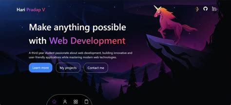 Week5 Projectmonday Nextjs Framermotion Portfolio Webdevelopment Hari Pradap