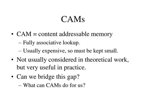 Ppt Cuckoo Hashing And Cams Powerpoint Presentation Free Download Id 3732023