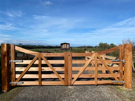 Rural Farm Gate Timber Farm Gates Gippsland Timber Gates