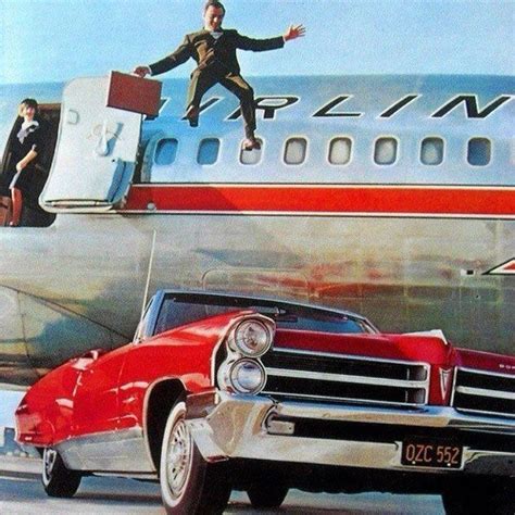 American Airlines Astro Jet Pontiac Ad 1960s Vintage Airliners