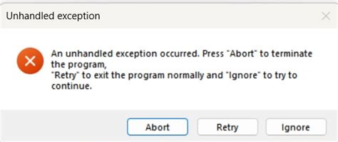 Suddenly Getting This Error An Unhandled Exception Occurred Audacity 3 Help Forum