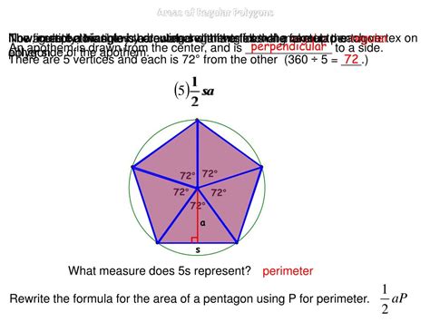 PPT Area Of Regular Polygons PowerPoint Presentation Free Download ID